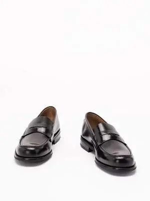 Prada Brushed Leather Loafers