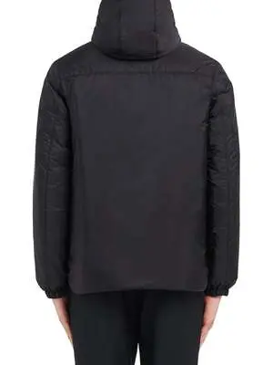 Prada Re-nylon Puffer Jacket With Hood - Multicolor