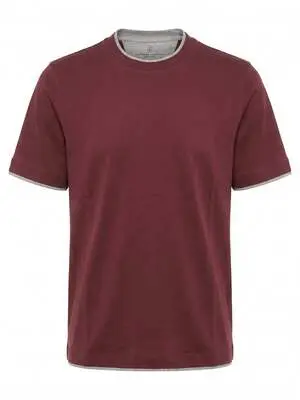 Brunello Cucinelli T-shirt With Faux-layering