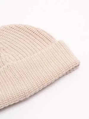 Brunello Cucinelli Cashmere English Rib Knit Beanie