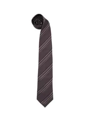 Brunello Cucinelli Silk Striped Neck Tie - Multicolor