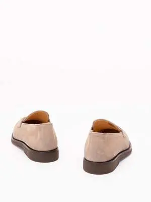 Brunello Cucinelli Calf Leather Loafers - Multicolor