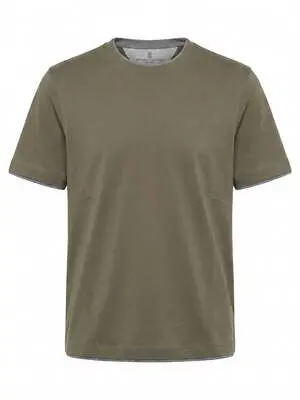 Brunello Cucinelli T-shirt With Faux-layering