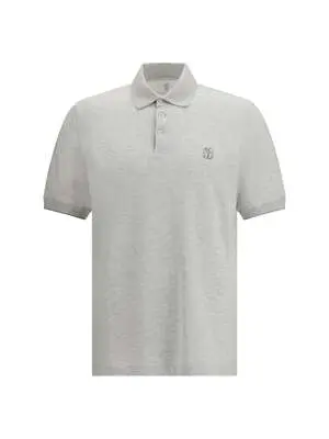 Brunello Cucinelli Brunello Cucinelli Men Cotton Polo Gray