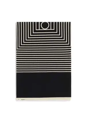TOTEME Monogram Silk Scarf - Black