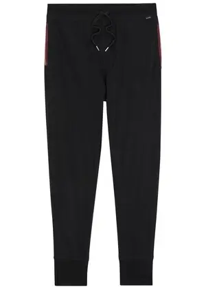 Paul Smith Tapered-leg Jersey Sweatpants - Black