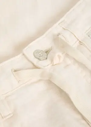Citizens Of Humanity Brynn Drawstring Linen Trousers - Beige