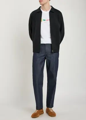 Paul Smith High-neck Zip-up Sweatshirt