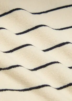 Nn07 Pedro Striped-knit Cotton T-shirt