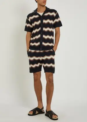 RAITH Primavera Wavy Crochet Cotton Shorts