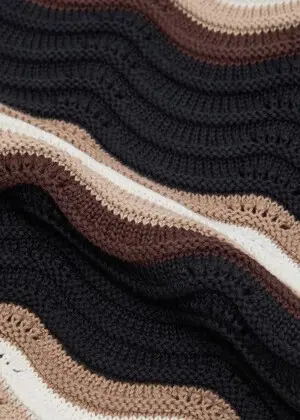 RAITH Primavera Wavy Crochet Cotton Shorts