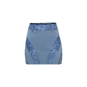 GUILLAUME ALEXANDRE High-waisted Skirt With Patchwork Detail