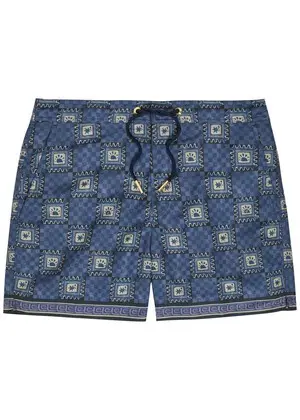 CHE Ché Printed Shell Swim Shorts - Blue