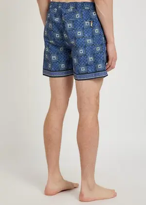 CHE Ché Printed Shell Swim Shorts - Blue