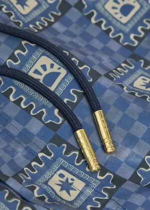 CHE Ché Printed Shell Swim Shorts - Blue