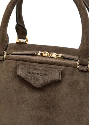 Givenchy Antigona East-west Medium Suede Top Handle Bag