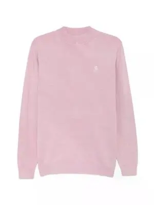Karl Lagerfeld Ribbed-trim Sweater - Pink