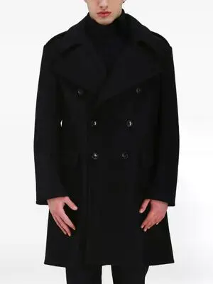 FORTELA Winston Double-breasted Wool Coat