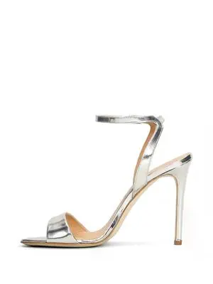THE SELLER Metallic Ankle-strap Stiletto Sandals