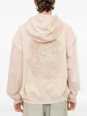 SONGZIO Embroidered Layered Hoodie
