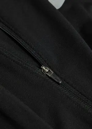 Nike Dri-fit Quarter Zip Stretch Jersey Running Top - Black