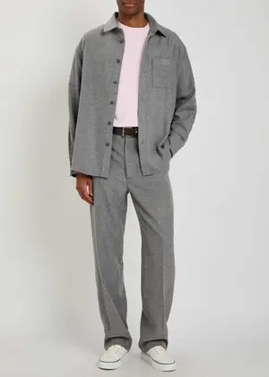 THE ELDER STATESMAN Wool-blend Overshirt