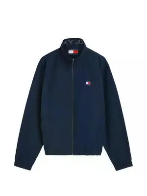 Tommy Hilfiger High-neck Logo Patch Jacket - Blue