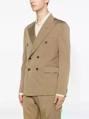 Brian Dales Double-breasted Peak-lapel Blazer