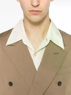 Brian Dales Double-breasted Peak-lapel Blazer