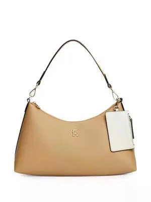 Tommy Hilfiger Logo Plaque Shoulder Bag - Neutrals