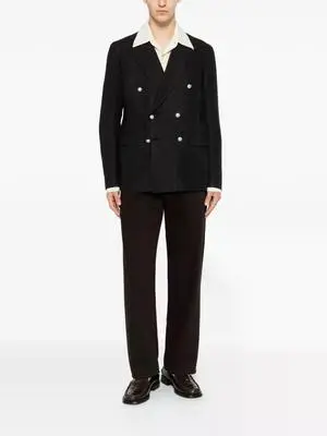Brian Dales Double-breasted Peak-lapel Blazer