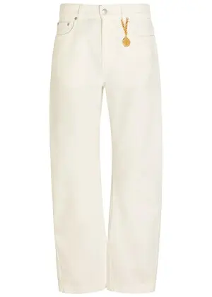 Stella McCartney Barrel-leg Jeans - White
