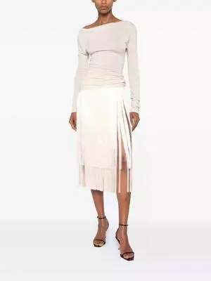 Elisabetta Franchi Asymmetric Ruched Top