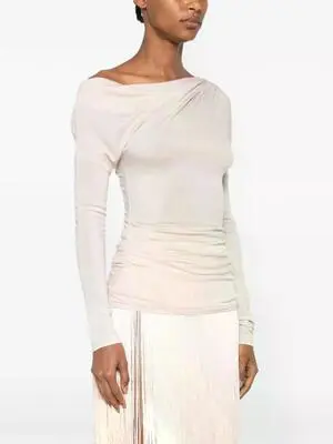Elisabetta Franchi Asymmetric Ruched Top