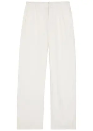 LEMAIRE Lemaire Creased Satin Wide-Leg Trousers