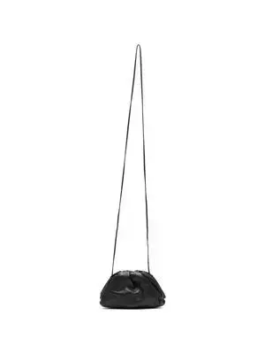Bottega Veneta Pouch Leather Clutch Bag - Black
