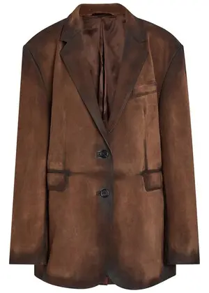 ACNE STUDIOS Acne Studios Distressed Suede Blazer