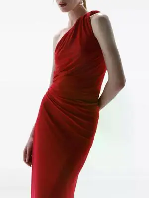 BAOBAB Celele One-shoulder Ruched Maxi Dress