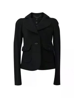 See By Chloé Wool Puff Sleeve Jacket - Black