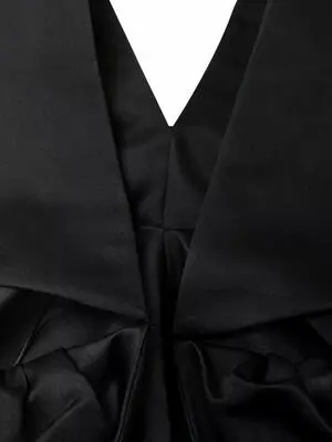 LOUIS VUITTON Satin Cape-shoulder Corset Top