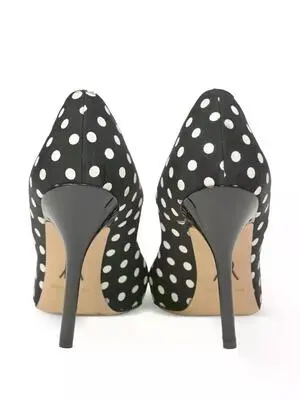 PAUL ANDREW Polka Dot Scalloped Pumps