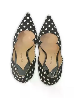 PAUL ANDREW Polka Dot Scalloped Pumps