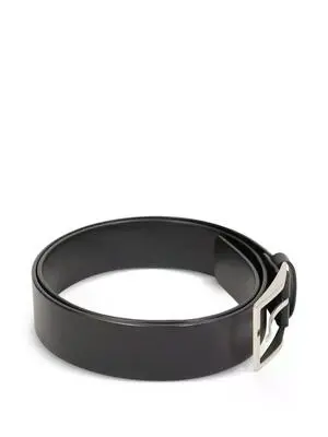 Bottega Veneta Smooth Leather Belt With Silver-tone Hardware