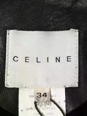 Celine Belted Mandarin Collar Jacket