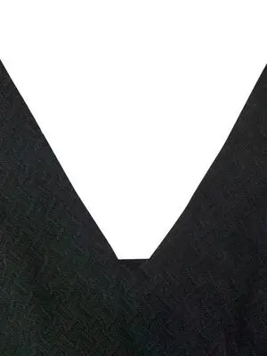 Missoni V-neck Sleeveless Mini Dress