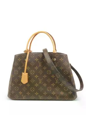 LOUIS VUITTON Montaigne Tote Bag - Brown