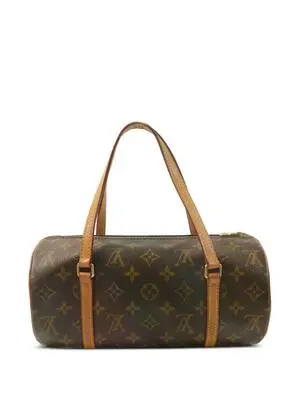 LOUIS VUITTON Papillon Monogram Canvas Tote Bag - Brown