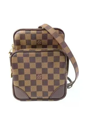 LOUIS VUITTON Damier Ebène Shoulder Bag - Brown