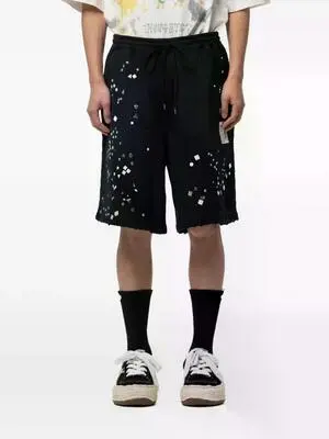 Mihara Yasuhiro Embellished Cotton Shorts