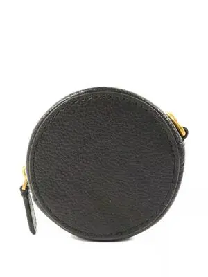 Balenciaga Logo-print Circular Coin Case